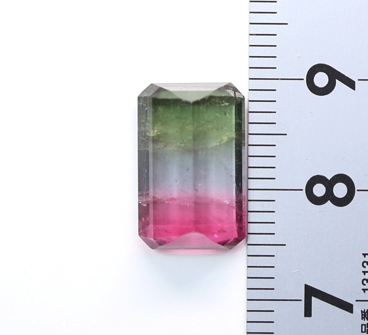 Yahoo!オークション - 【100円～】 天然バイカラートルマリン ルース 8...