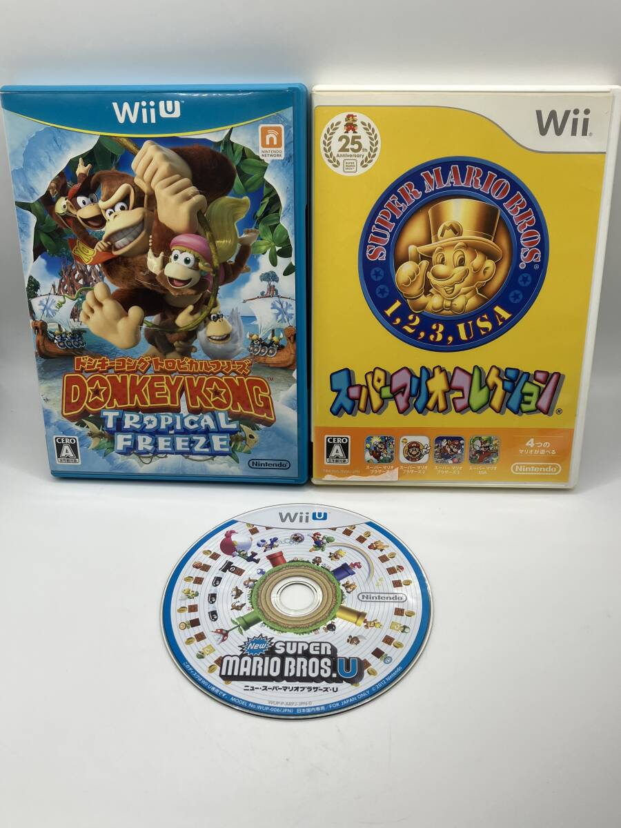 Yahoo!オークション - 【NN】Wii U 3点セット ドンキーコングトロピカ...