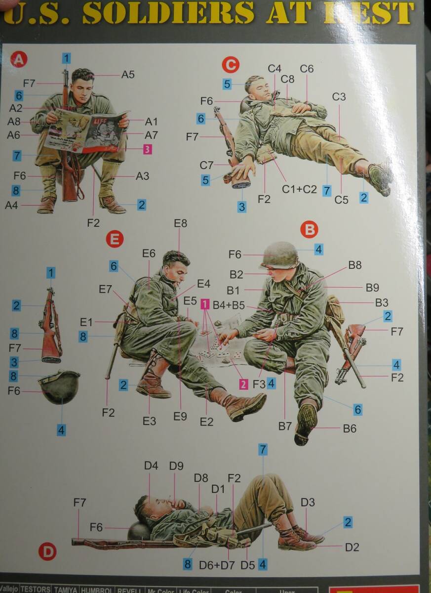 Yahoo!オークション - アメリカ歩兵の休息 ミニアート35200 1/35 プラ...