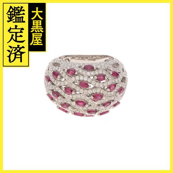 Yahoo!オークション - JEWELRY ジュエリー リング K18WG ルビー1.75ct ...