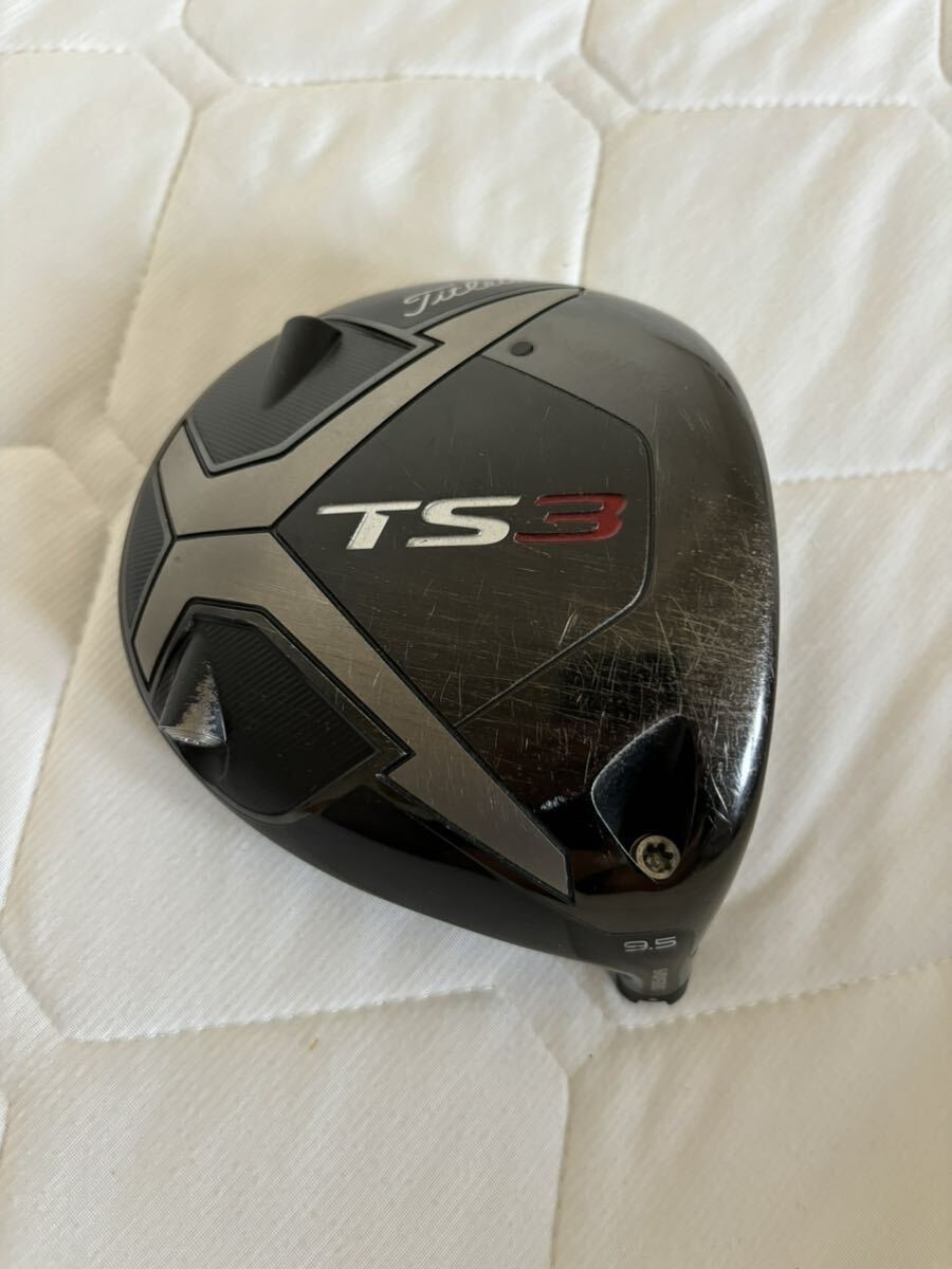 Yahoo!オークション - 送料込 タイトリストTS3 ドライバー 9.5 ヘッド...