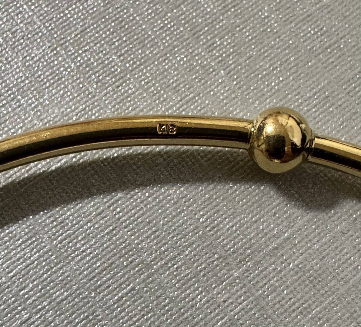 Yahoo!オークション - 豪華バングル 18金 イエローゴールド K18 20cm/3...