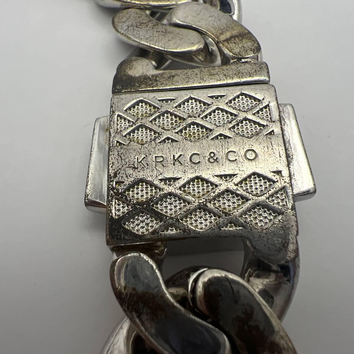 Yahoo!オークション - KRKC&CO 18mm 喜平ネックレス CZダイヤ 約51cm...