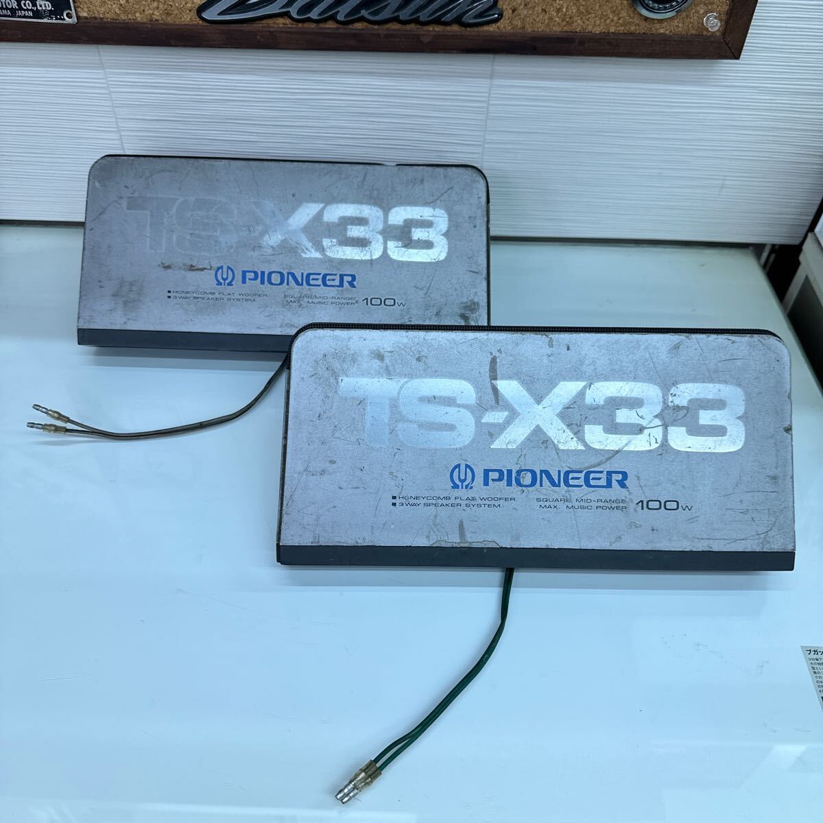 Yahoo!オークション - 旧車・当時 /PIONEER ・TS-X33／置型リヤスピー...
