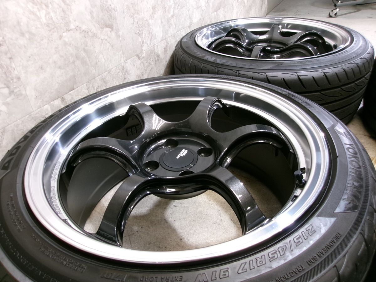 Yahoo!オークション - 送料無料 美品 ヨコハマ ADVAN RACING RG-D2 17...