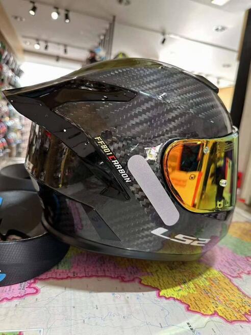 Yahoo!オークション - 正規品 LS2 カーボン製 FF801 フルフェイス ヘル...