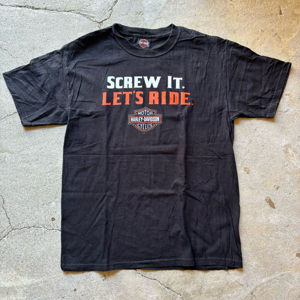 Yahoo!オークション - Harley Davidson ビンテージ Tシャツ L ハーレー...