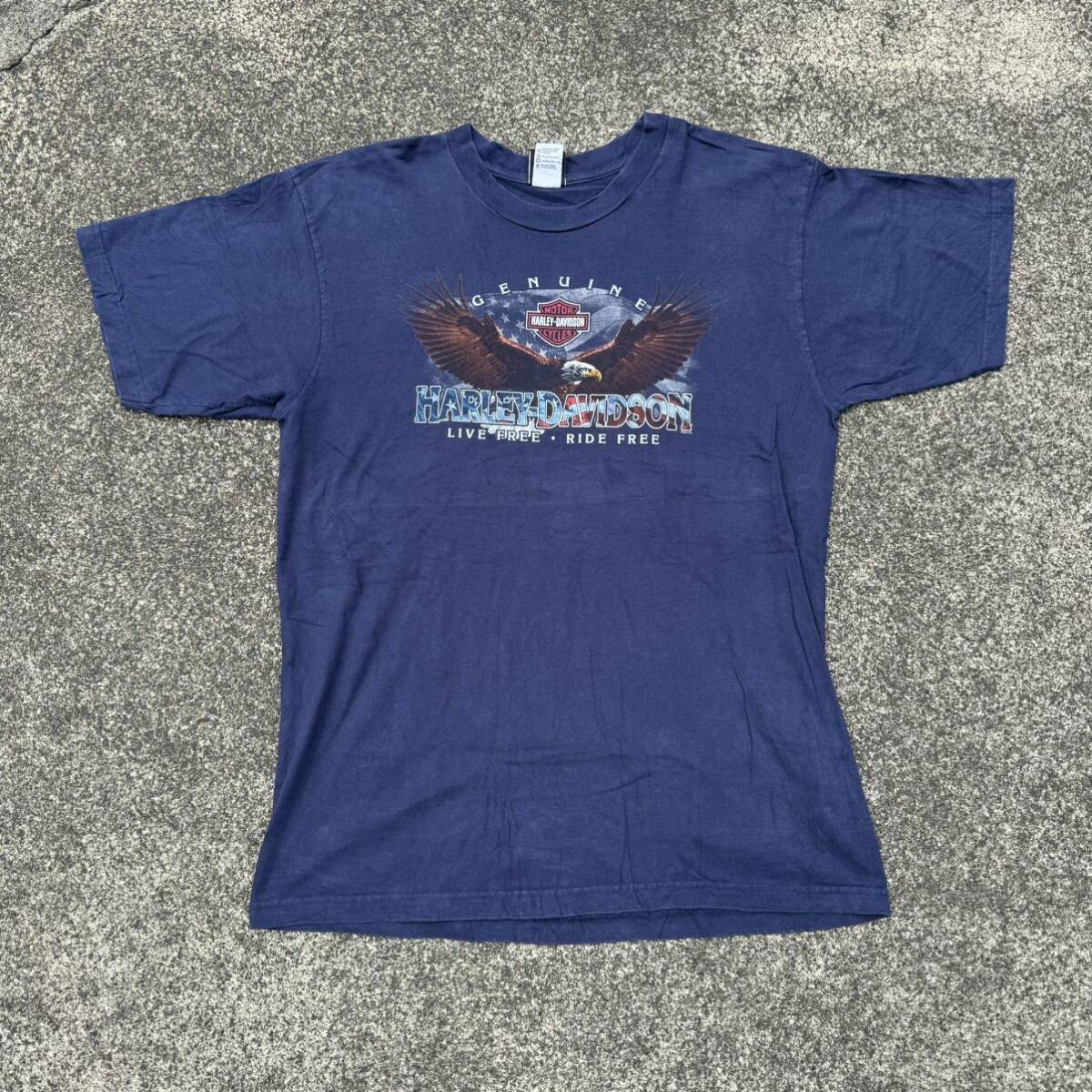 Yahoo!オークション - Harley Davidson 00s ビンテージ Tシャツ XL ハ...