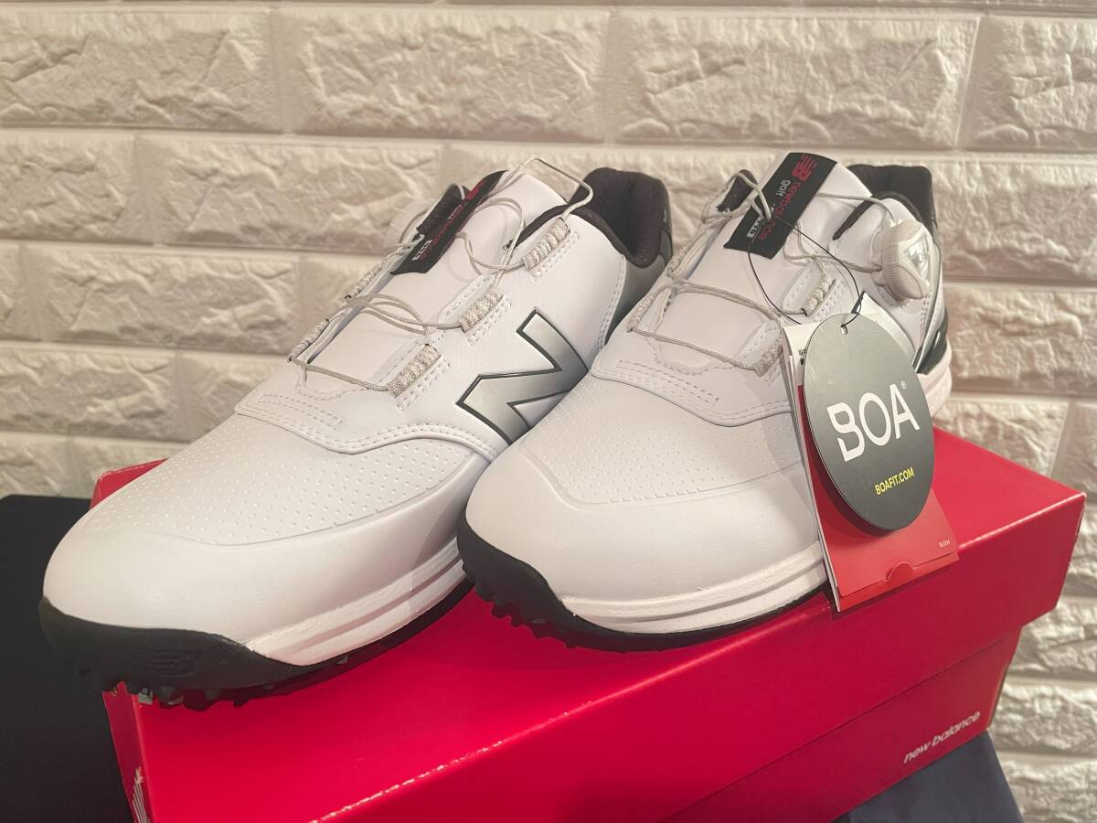 Yahoo!オークション - 【未使用】ニューバランス ゴルフシューズ BOA M...