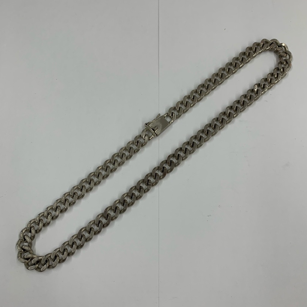 Yahoo!オークション - 281-BY46) 喜平チェーン 50cm 重量約77g シルバ...