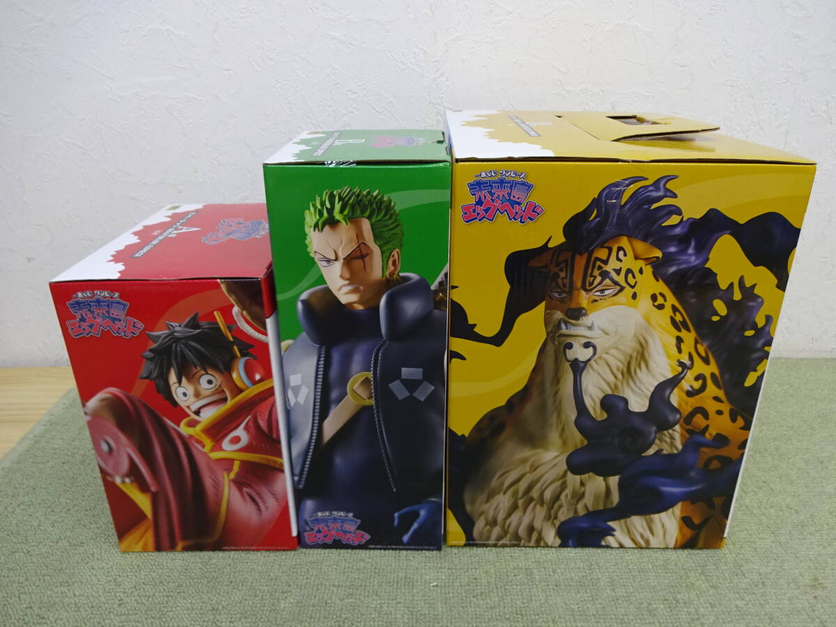 084-P46 未開 一番くじ ワンピース 未来島エッグヘッド A賞 ルフィ B賞 ゾロ D賞 ロブ ルッチ MASTERLISE EXPIECE フィギュア セット ②(その他)｜売買された ...