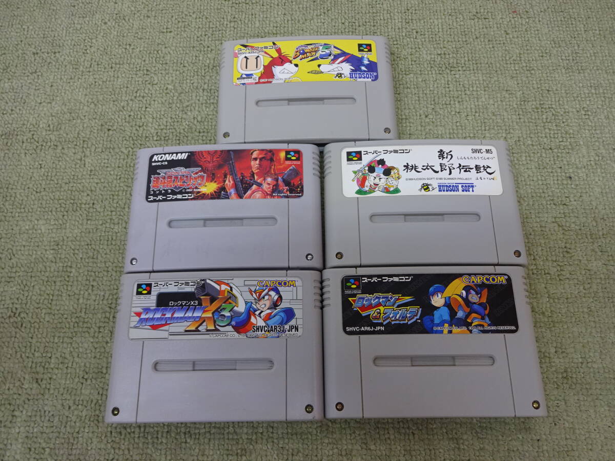 Yahoo!オークション - 051-K85) 中古品 スーファミ カセット 5点セット...