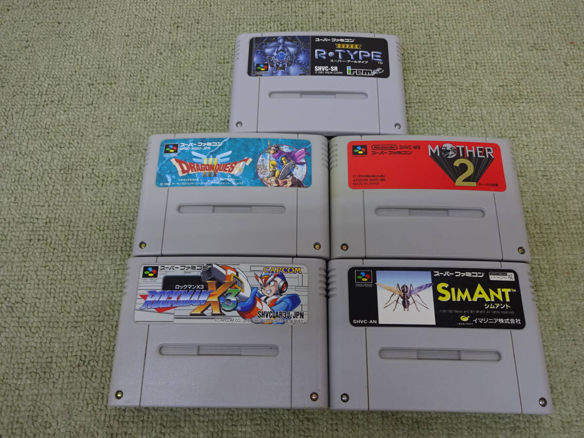 Yahoo!オークション - 051-K86) 中古品 スーパーファミコン カセット 5...