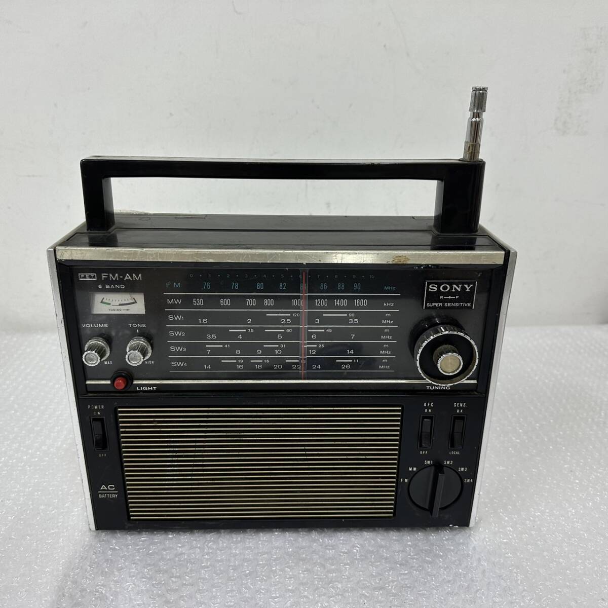 24博/B100846-2/P092-802/OT3000 名古屋 SONY ソニー TFM-2000F AM-FM 6 BAND ラジオ(アンティーク)｜売買されたオークション情報 ...