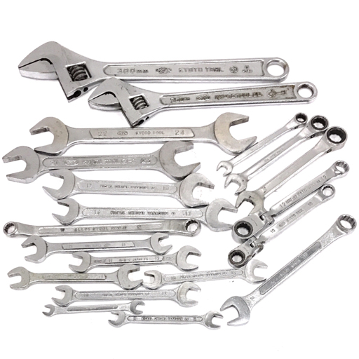 Yahoo!オークション - KTC KYOTO TOOL 両口スパナ 22×24 他 MRF-12 首...