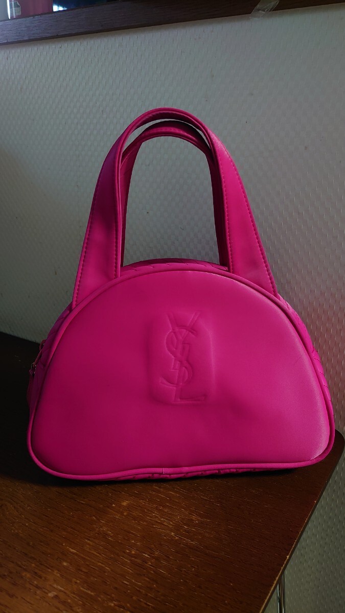 YVE SAINT LAURENT イブサンローラン キュートなピンク色 ハンドバッグ YSL(かばん、バッグ)｜売買されたオークション情報、yahooの商品情報をアーカイブ公開 ...
