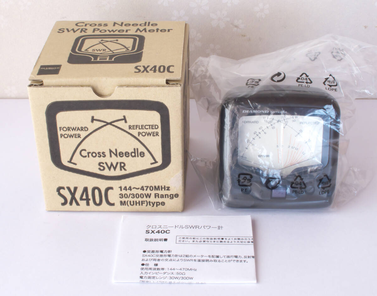 Yahoo!オークション - DIAMOND クロスニードルSWRパワー計 SX40C 144...