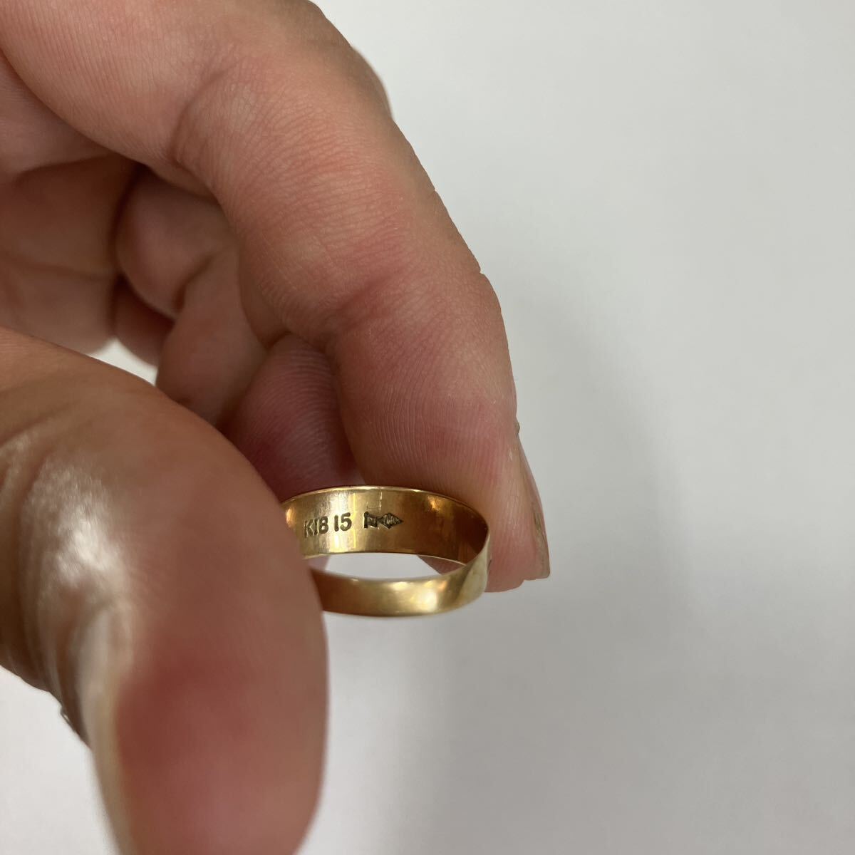 Yahoo!オークション - K18 指輪 リング 18金刻印あり ゴールド 金指輪