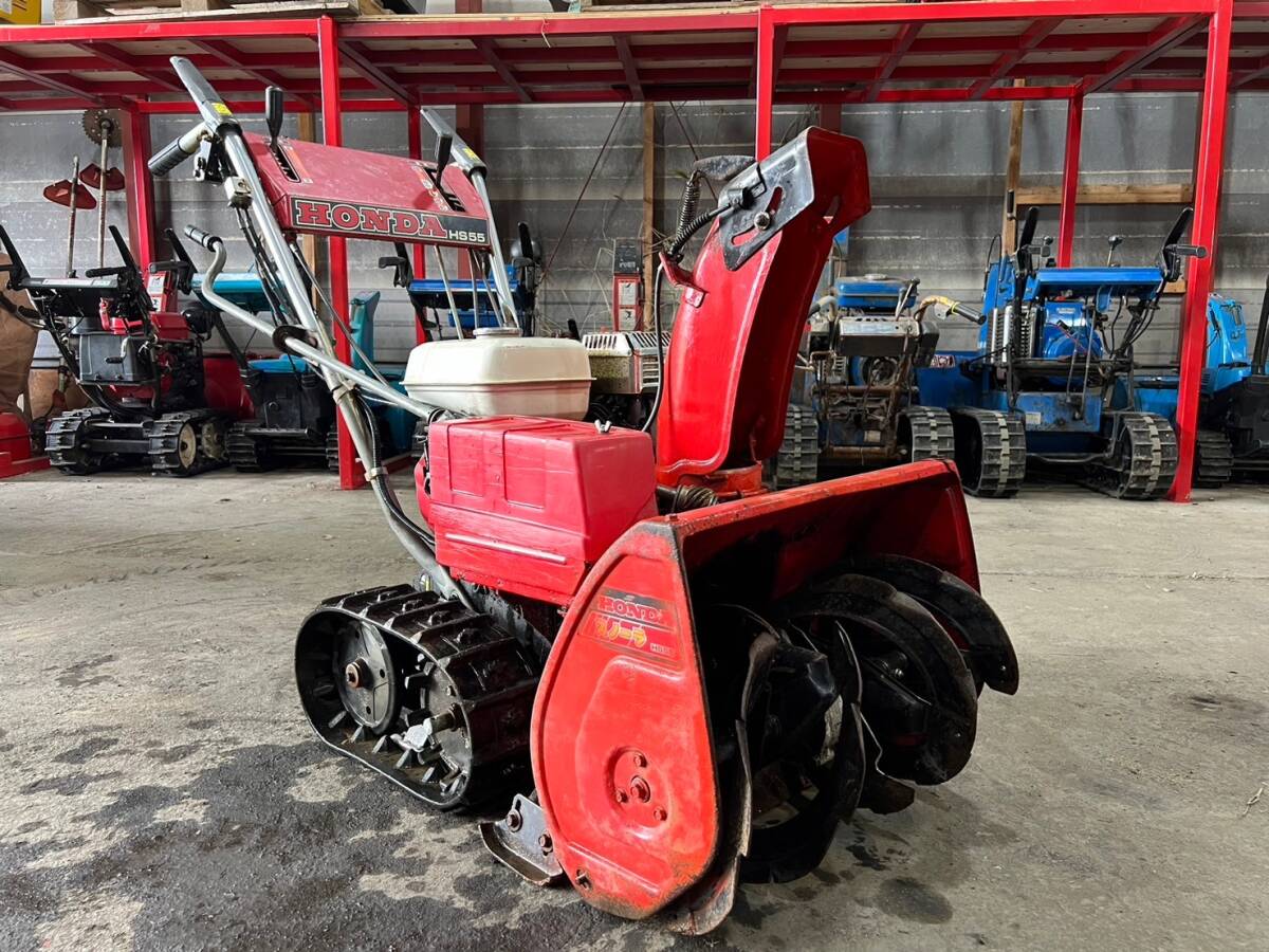 Yahoo!オークション - 除雪機 HONDA/ホンダ HS55JS スノーラ 小型 動作...