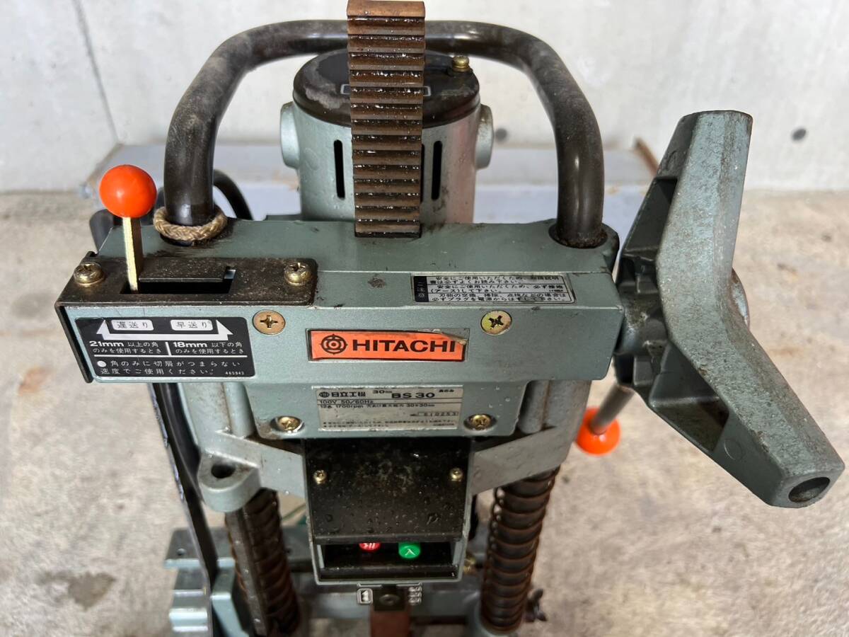 Yahoo!オークション - 角のみ 穴あけ HITACHI/日立工機 BS30 動作確認...