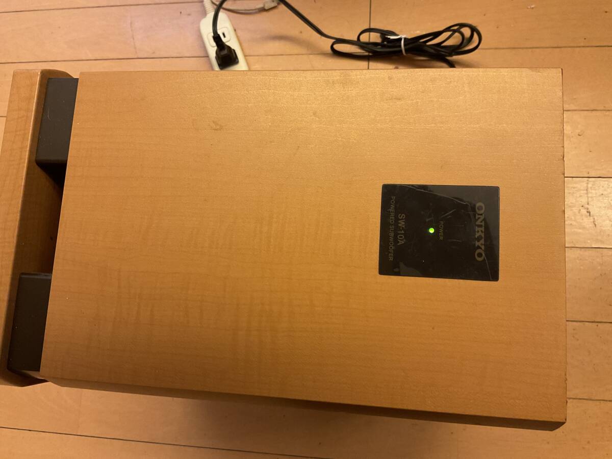 ONKYO SW-10A J’Drive方式 サブウーファー 木目｜代購幫