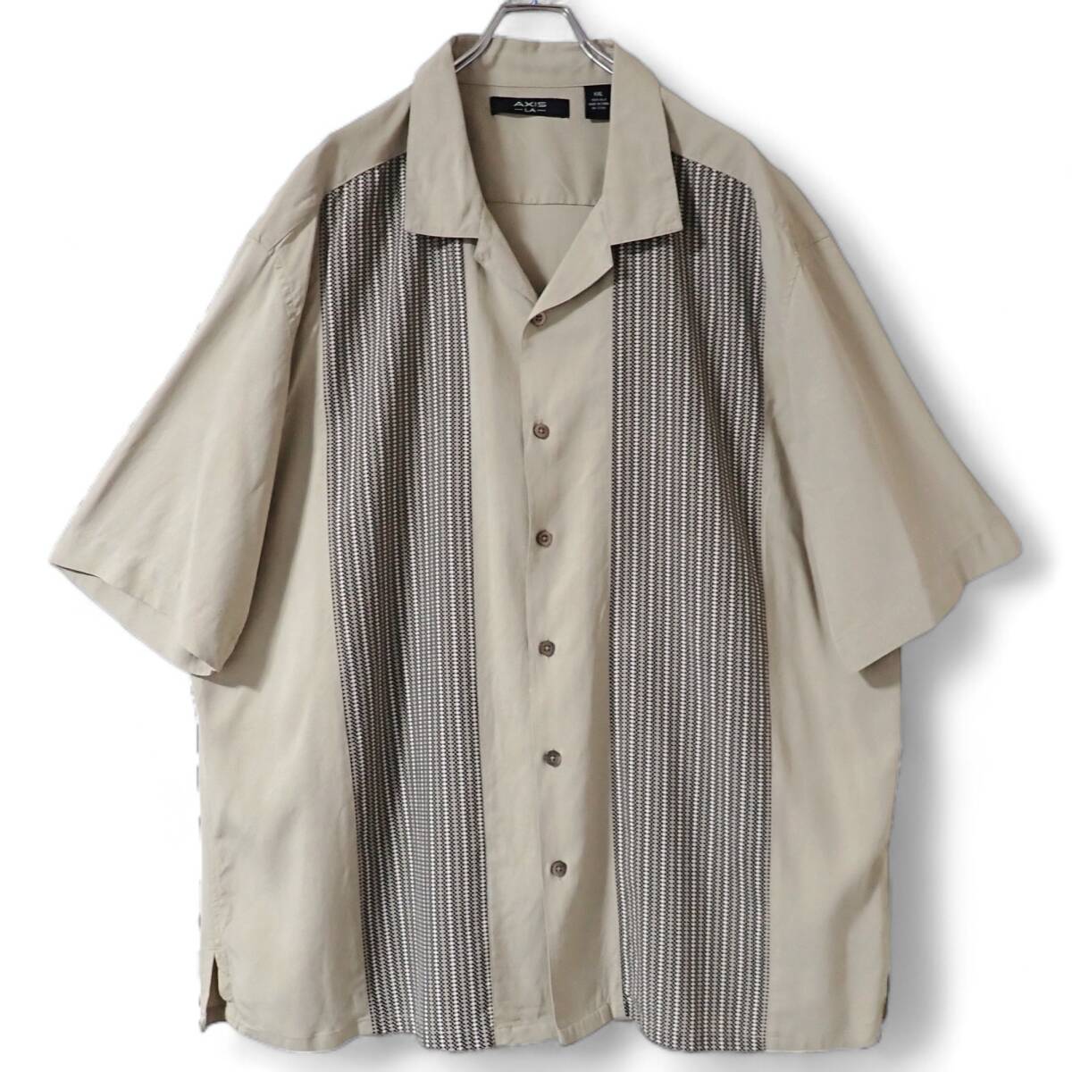 Yahoo!オークション - 6068/AXIS 切り替えし 半袖オープンシャツ XXL ...
