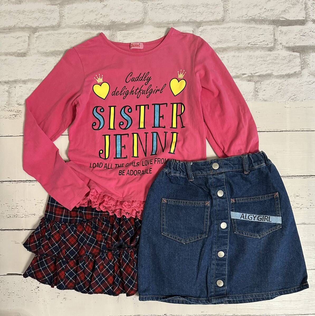 Yahoo!オークション - 【150センチ】3点セットJenni ジェニーALGY GIRL...