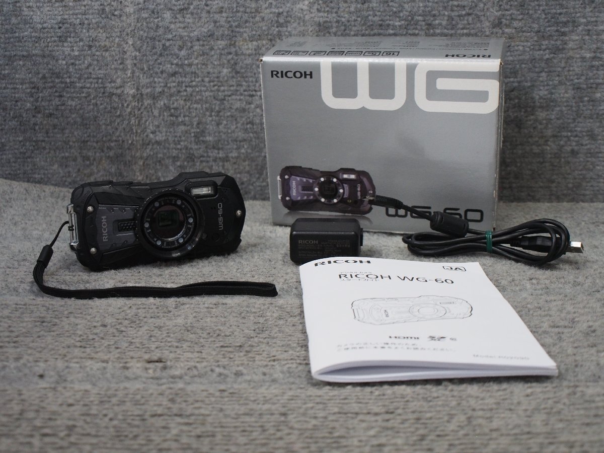 Yahoo!オークション - RICOH WG-60 コンパクトデジタルカメラ 防水 動...