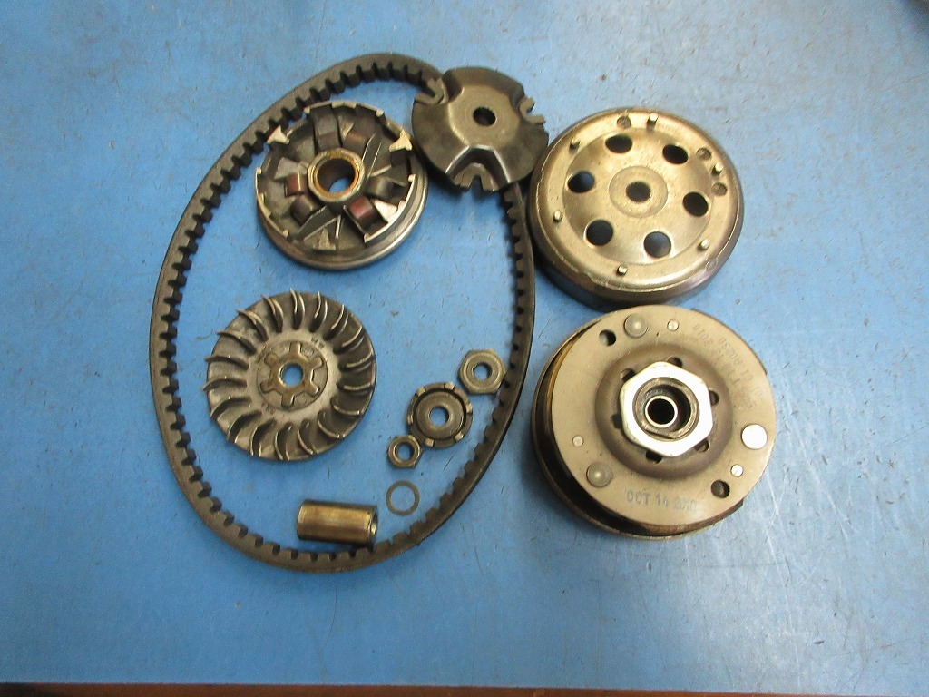 Yahoo!オークション - ビーノ 5AU 社外 プーリー クラッチ ベルト 他 5...