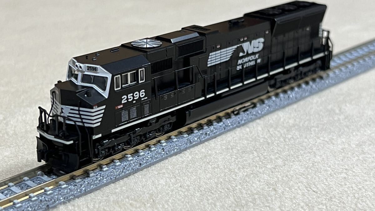 日本代購代標第一品牌【樂淘letao】－説明必読！ 美品！ EMD SD70M NS #2596 ノーフォークサザン Norfolk Southern KATO USA 176-8601 アメリカ型