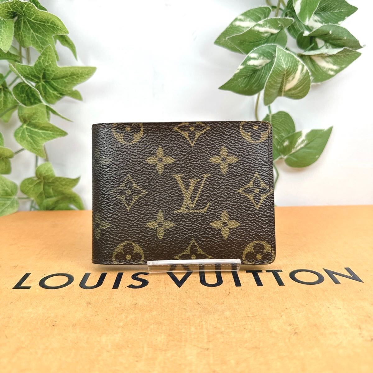 Yahoo!オークション - y246 1 円 ルイヴィトン モノグラム 財布 カード...