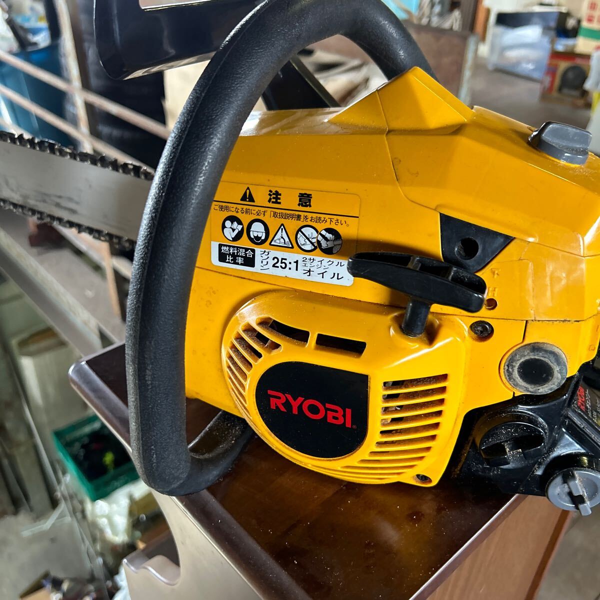 Yahoo!オークション - リョービ RYOBI エンジンチェーンソー ES-336 チ...