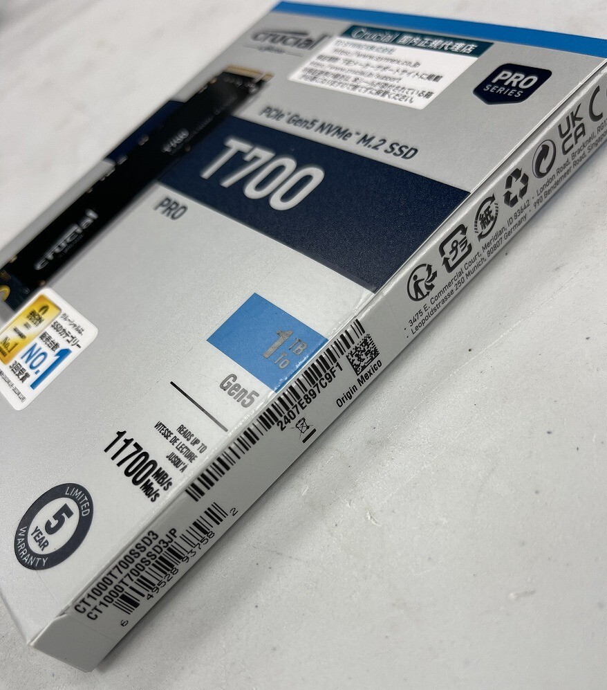Yahoo!オークション - 【新品・未開封品】Crucial T700 PRO M.2 (Type2...