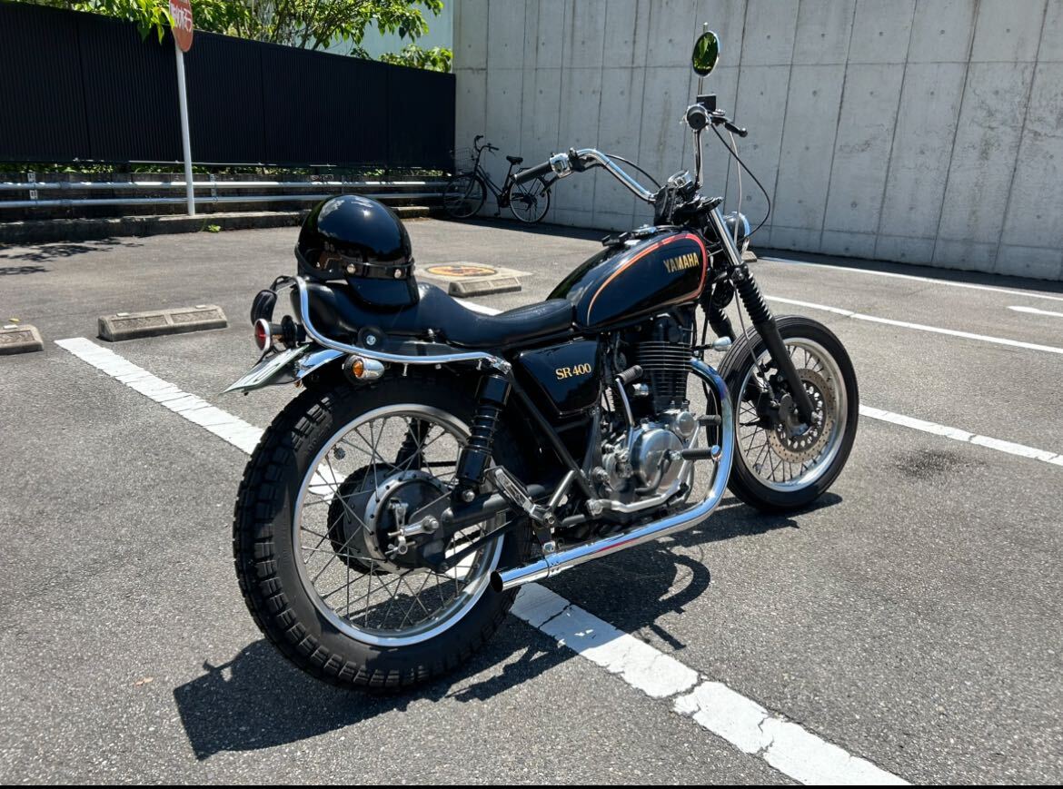 Yahoo!オークション - ヤマハ sr400 3型 ブラックエディション 限定 車...