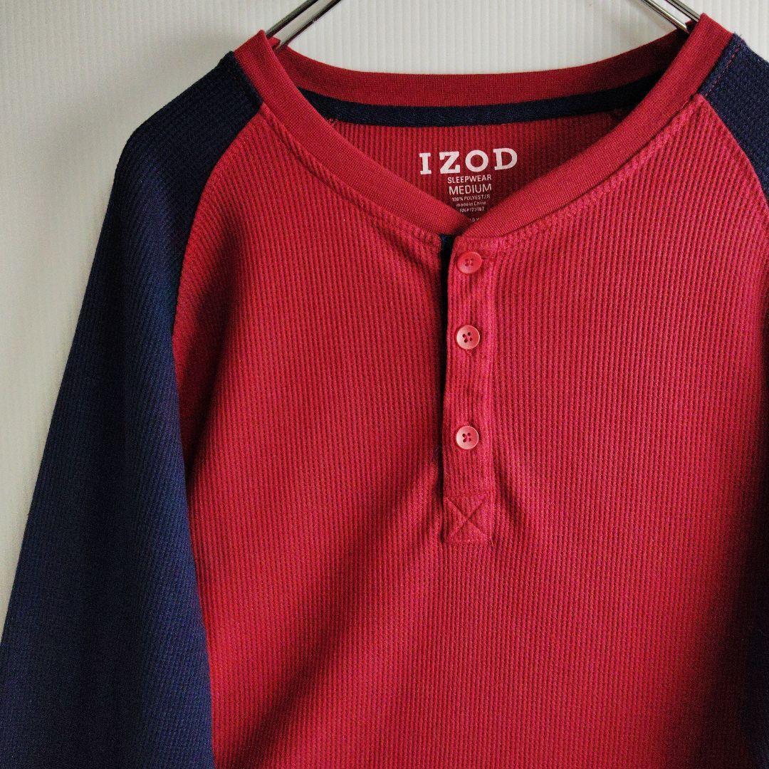 Yahoo!オークション - IZOD ロンT サーマルシャツ ラグラン ヘンリーネ...