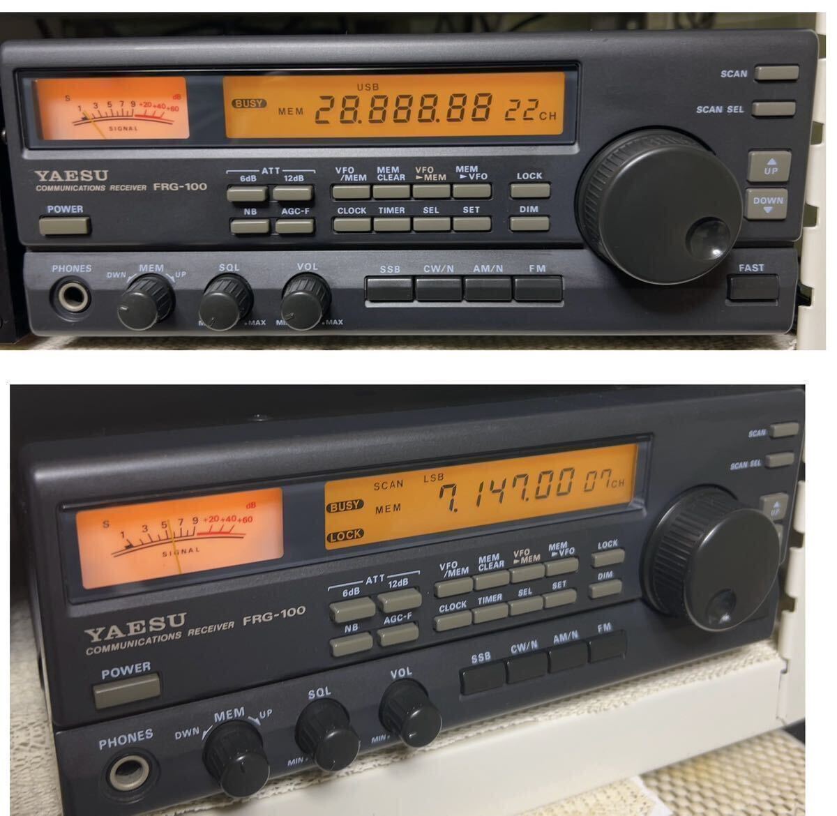 YAESU/八重洲無線 FRG-100通信型受信機/作動確認 美機も 長期保管経年機につき NC/NR/NSにて(受信機)｜売買されたオークション情報、yahooの商品情報をアーカイブ公開 ...