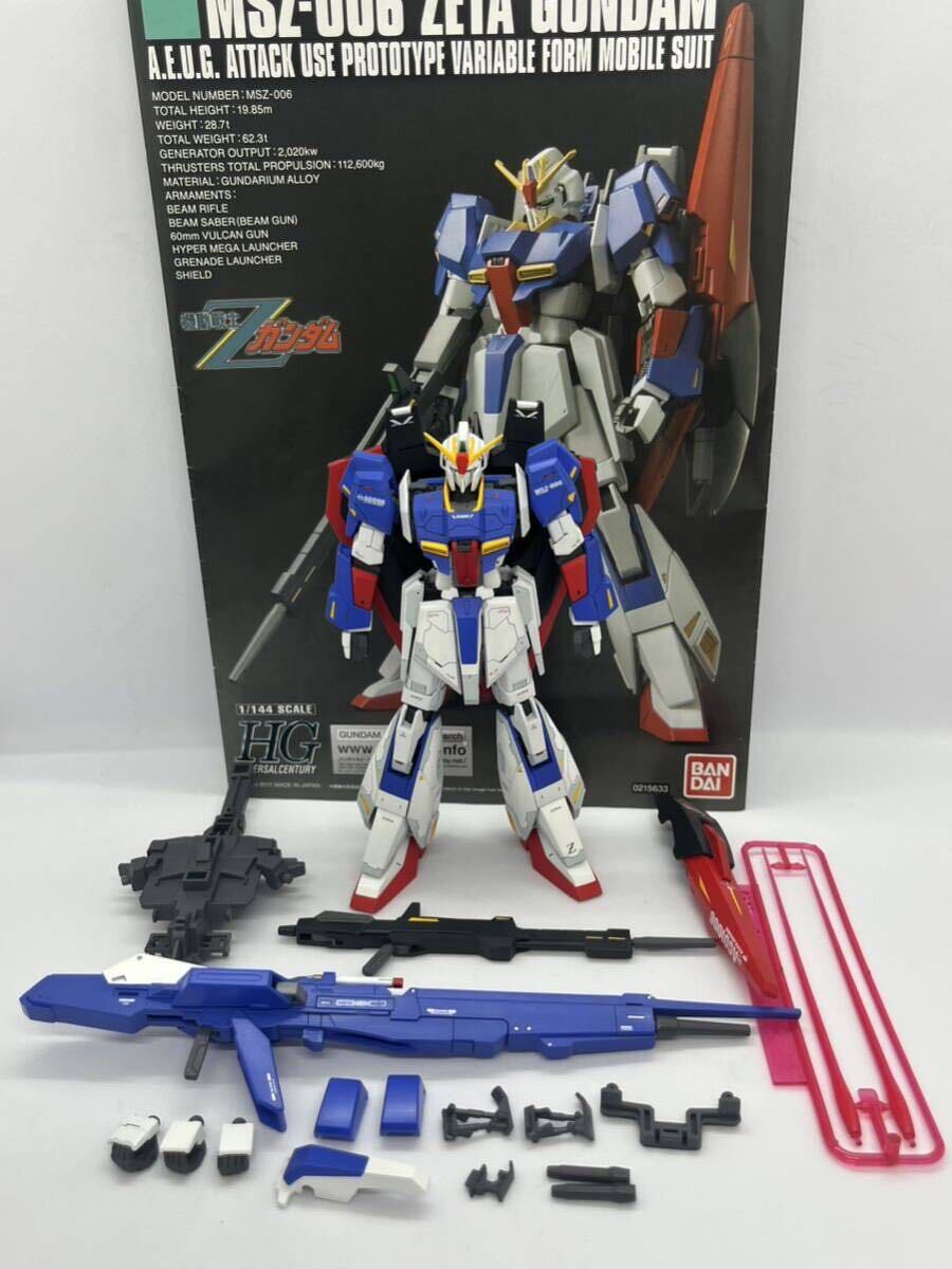 Yahoo!オークション - HGUC Zガンダム リバイブ 改修 全塗装 完成品