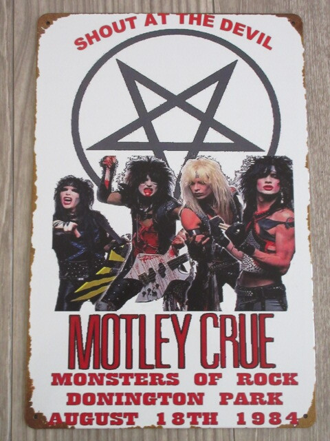 Yahoo!オークション - モトリークルー メタルサイン ブリキ看板3873