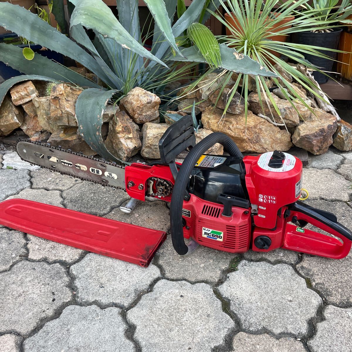 Yahoo!オークション - 綺麗 ゼノア RC620 根切りチェーンソー 根切り ...