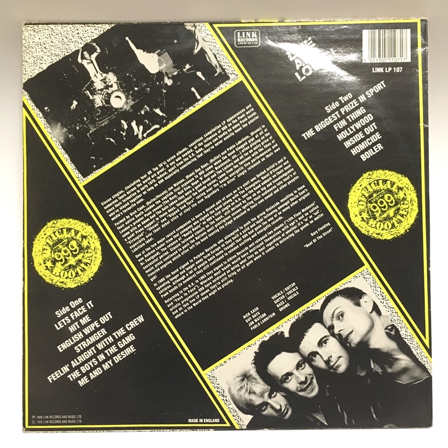 Yahoo!オークション - 【 LP 】999 Live And Loud Nine Nine Nine Powe...