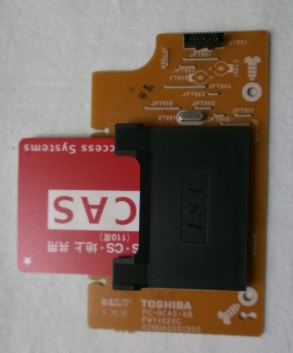 Yahoo!オークション - 東芝 レコーダー用 B-CAS読込基板 【PC-BCAS-X8...