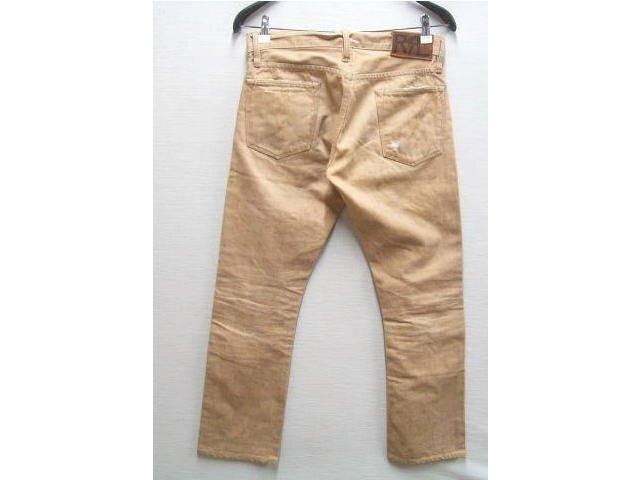 Yahoo!オークション - 即決[W28]RRL USA製 先染め ベージュ リペア ブ...