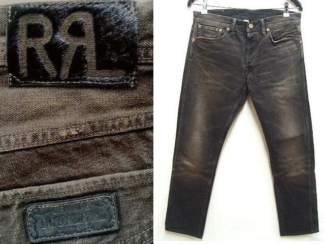 Yahoo!オークション - 即決[W31]美品 RRL 18SS ヘアオンハイド スリム...