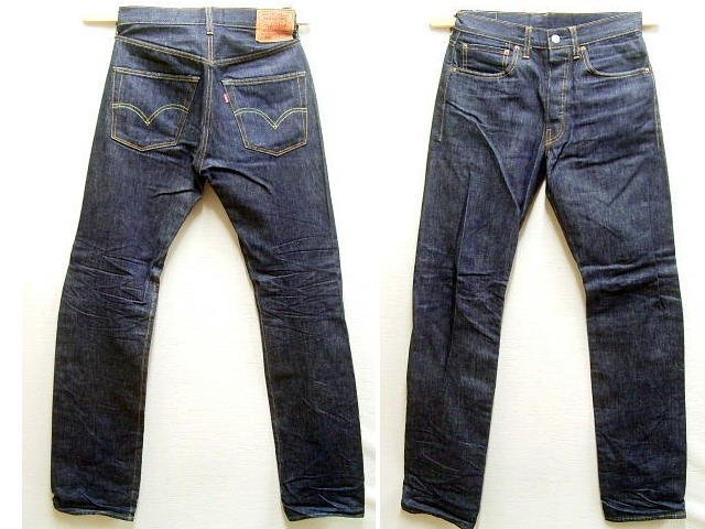 Yahoo!オークション - 即決[W31]LVC 濃紺 47501-0117 USA製 リジッド ...