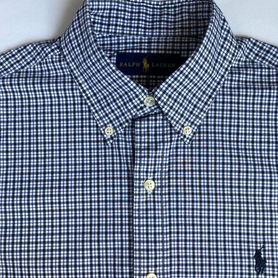 Yahoo!オークション - 【美品】ラルフローレン メンズ半袖シャツ 黒・...