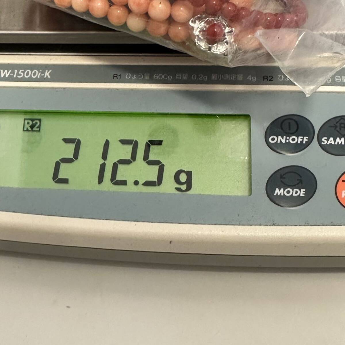 Yahoo!オークション - 約212g まとめ silver刻印あり 赤珊瑚 本珊瑚 サ...