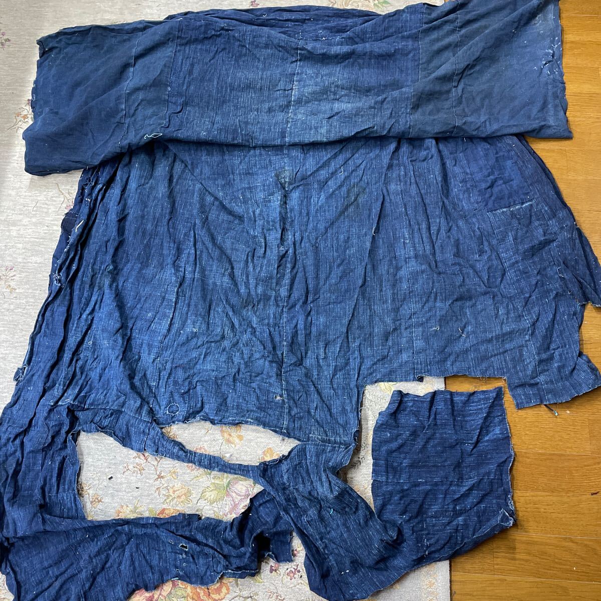 Yahoo!オークション - Y106 藍染襤褸 夜着