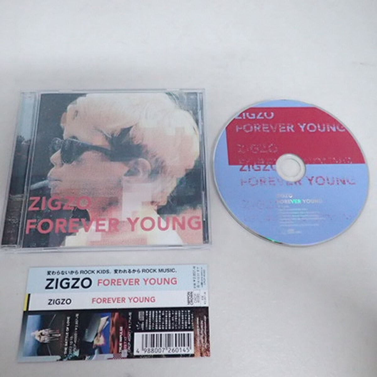 Yahoo!オークション - ZIGZO CD FOREVER YOUNG 渦/少年の足跡/B型ゆえ...