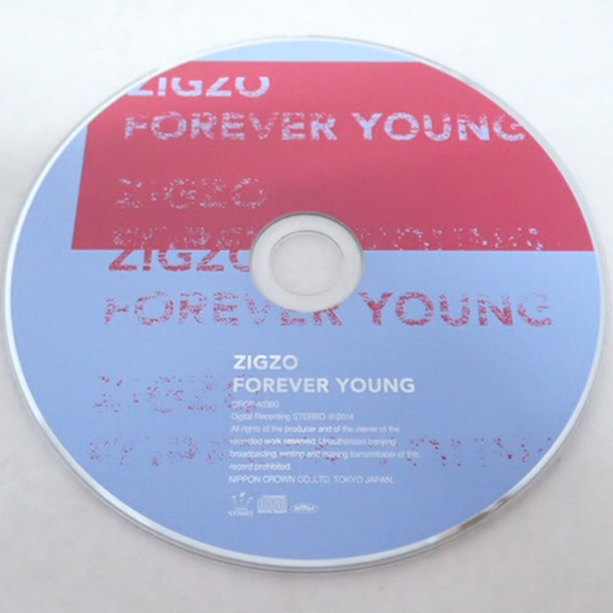 Yahoo!オークション - ZIGZO CD FOREVER YOUNG 渦/少年の足跡/B型ゆえ...