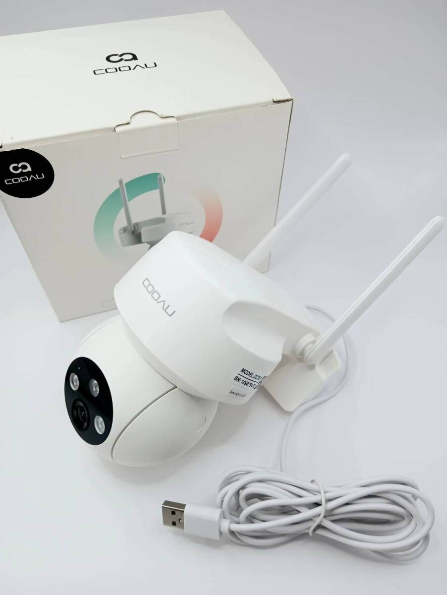Yahoo!オークション - 【2K超高画素 ・夜間カラー撮影】 COOAU 防犯カ...
